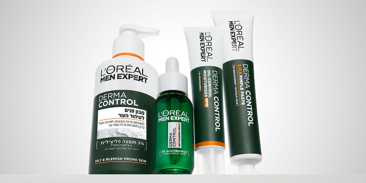 Derma Control - טיפוח לגברים בעלי עור שמן | L'Oréal Paris